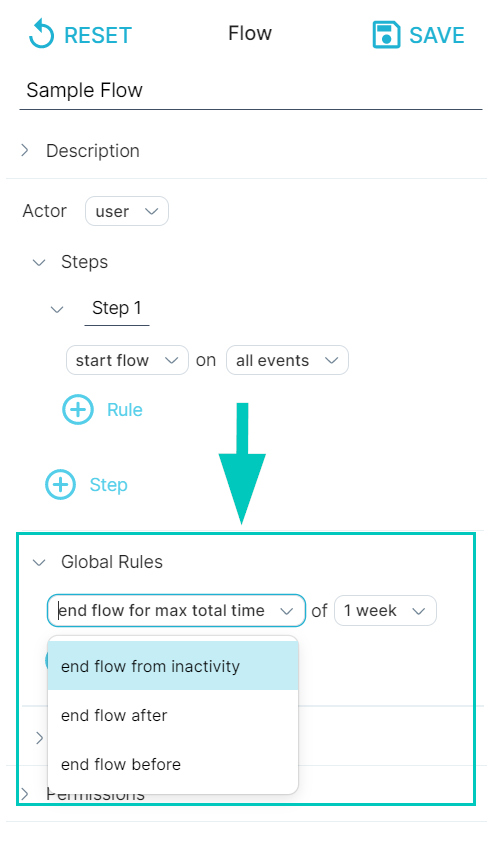 Define a User Session Using a Flow [v5]